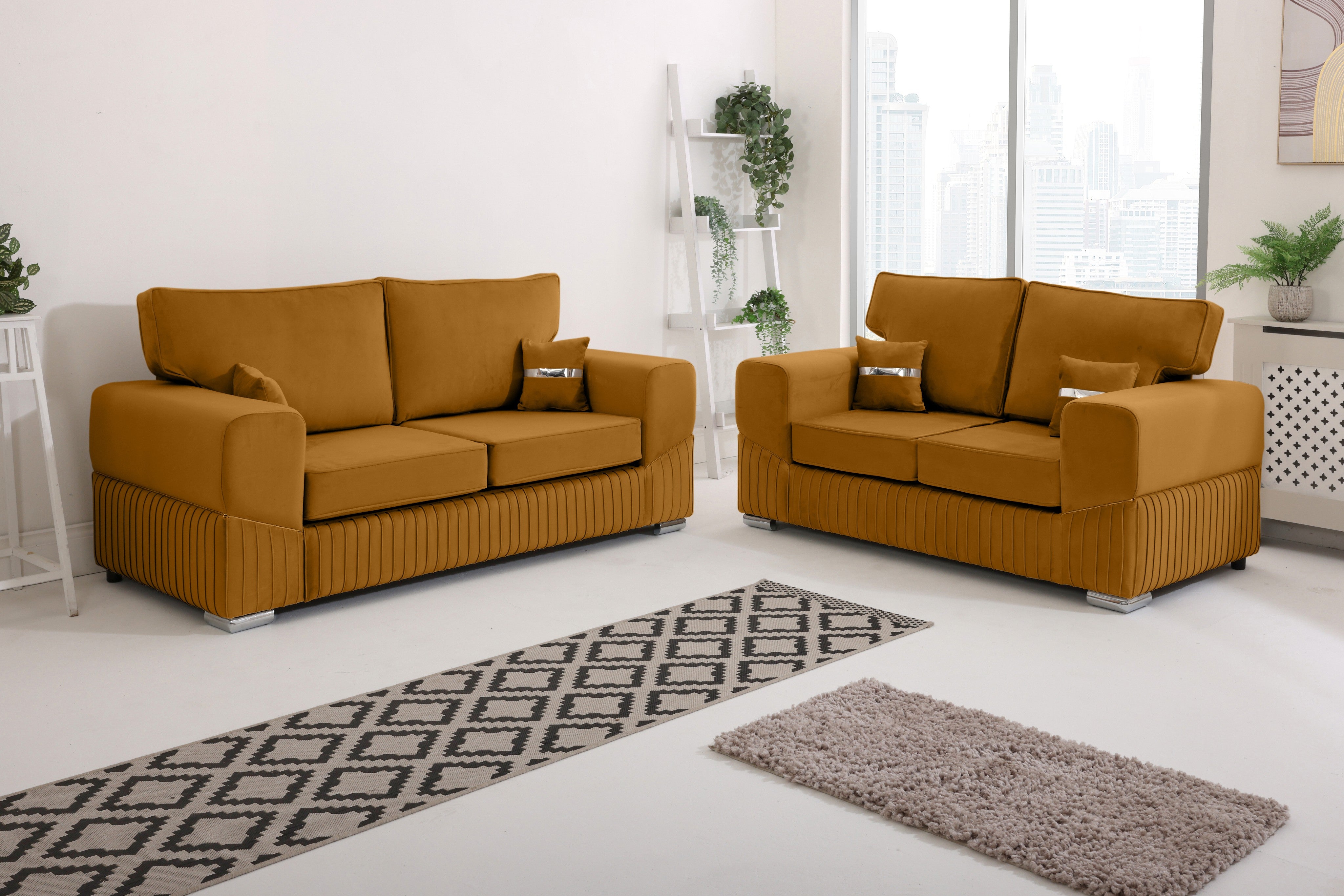 Affordable 3+2 Sofas Set | Budget-Friendly Sofas - Sofa World