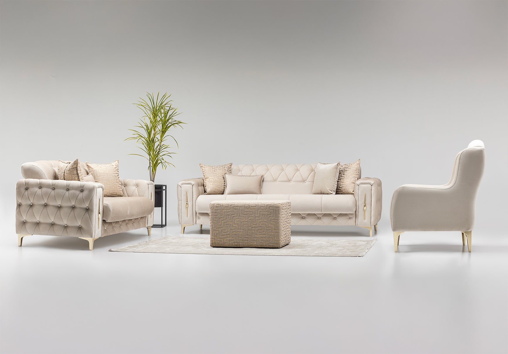 Shop Monaco Sofa Set – Elegant 3-Seater & 2-Seater | Budget-Friendly ...
