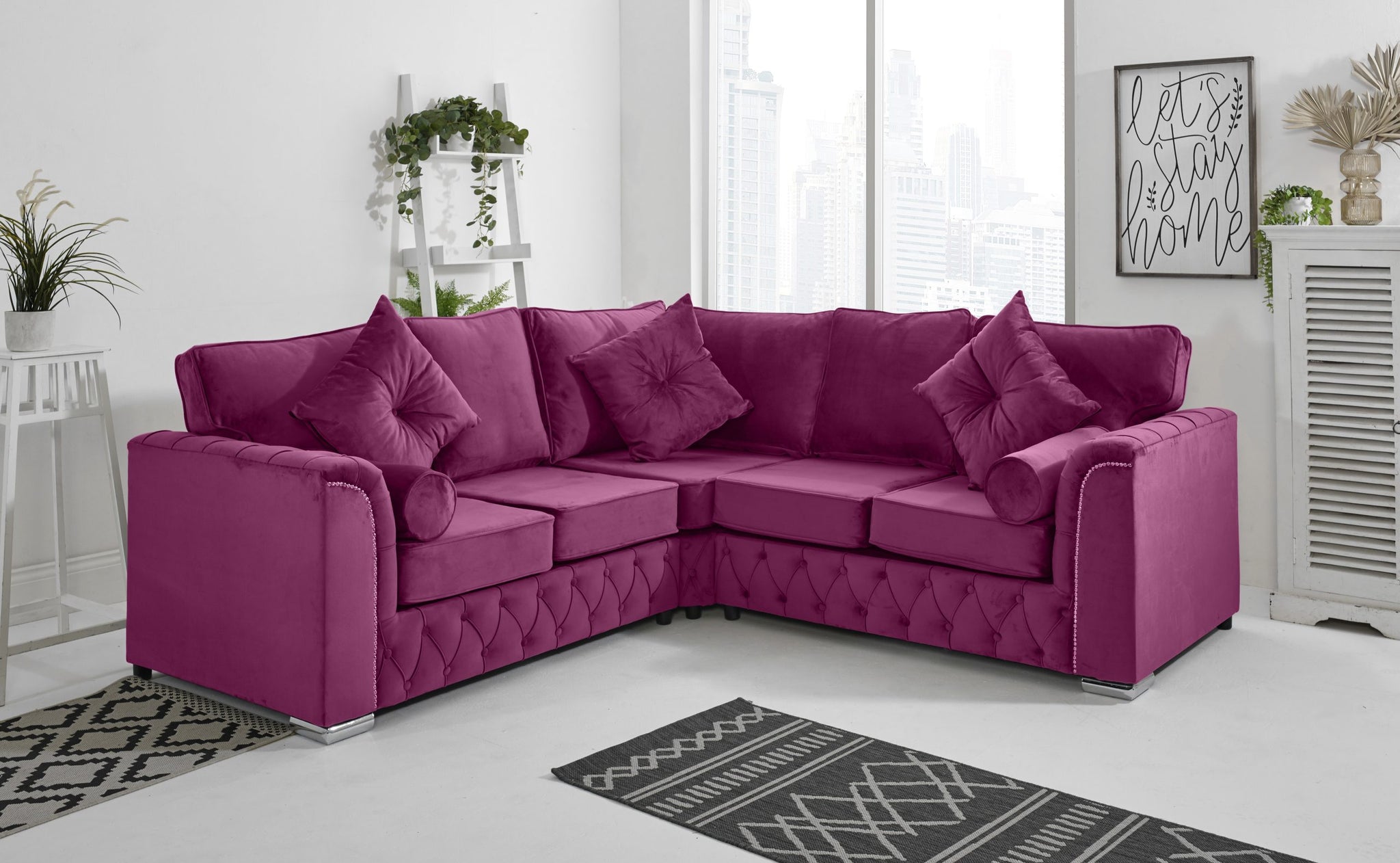 Shop Malibu Corner Fullback - 2c2 + Extra Cushions | Budget-Friendly Sofas - Sofa World