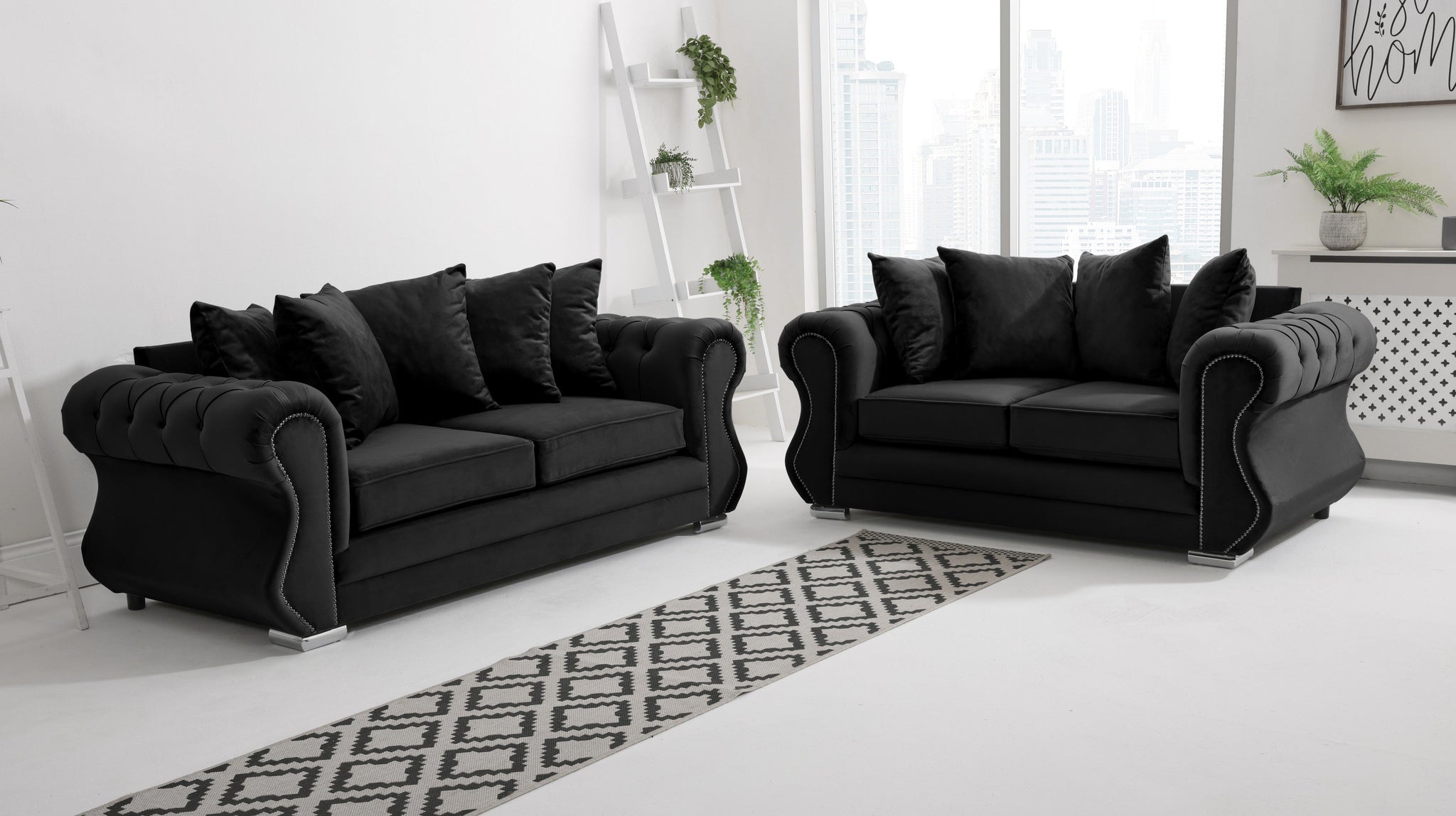 Shop Falcon 3+2 Scatterback Sofa at Sofa World | Live in Comfort | Sofas on Finance, Finance for ...