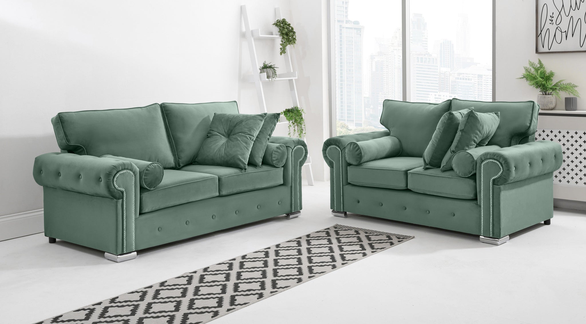 Shop Olympia 3+2 Fullback + Extra Cushions | Budget-Friendly Sofas - Sofa World