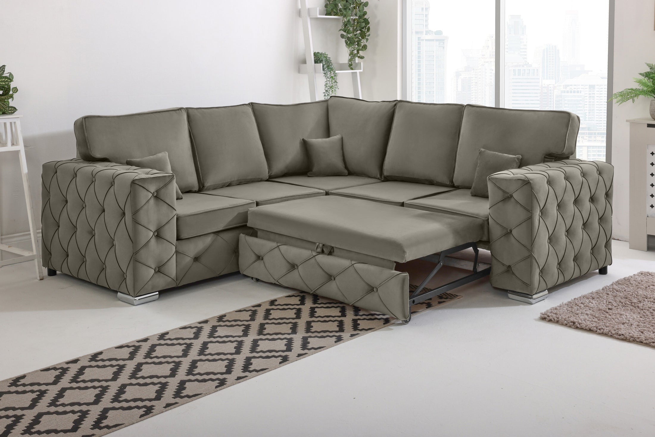 Shop Milton Corner Fullback - Sofa Bed | Budget-Friendly Sofas - Sofa World