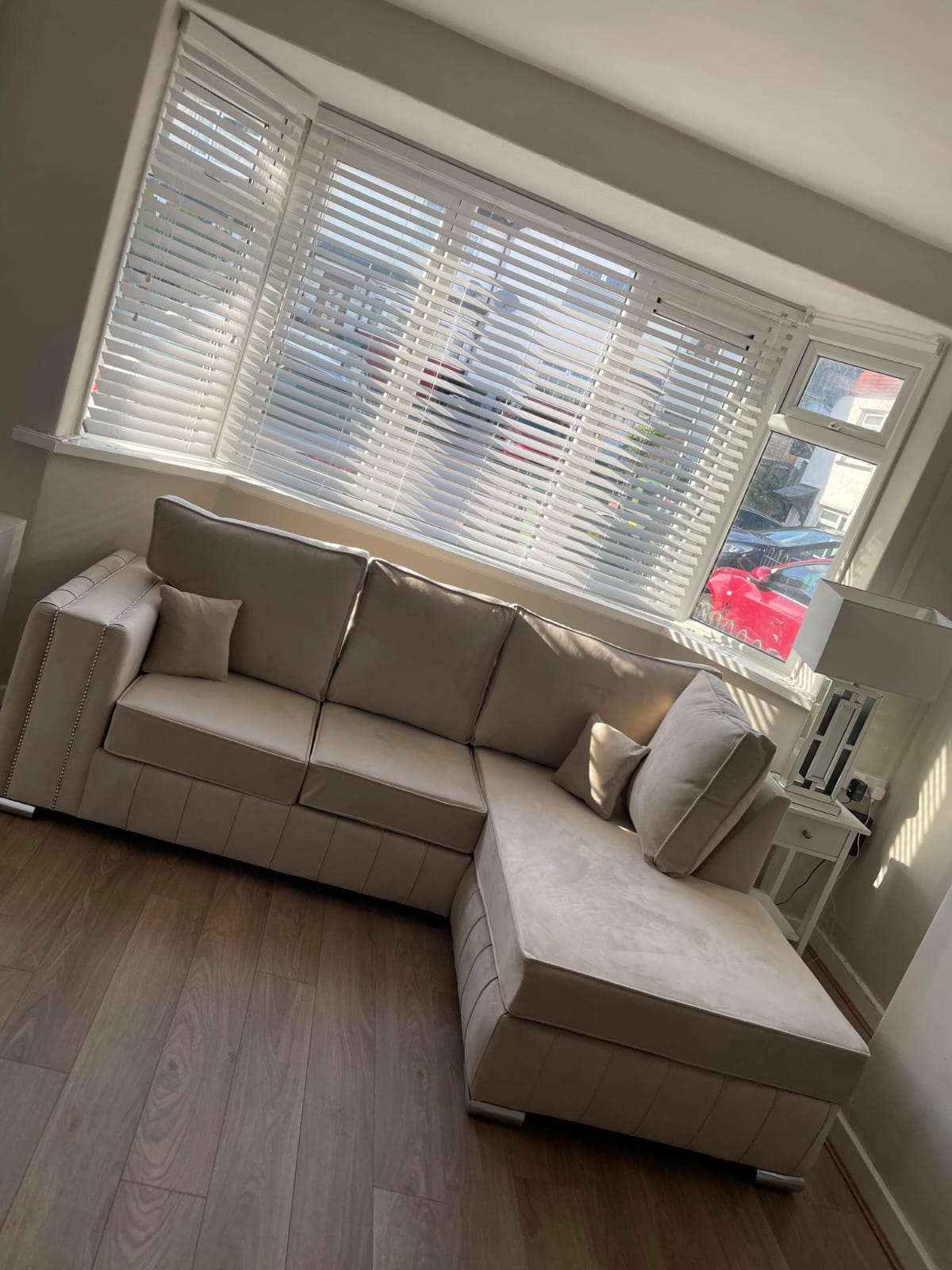 Shop Layla Lounge - Cream Fullback - Facing Right Sofa at Sofa World ...